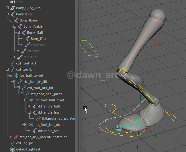 [Maya]Rigging 16 - Ankles & Heels